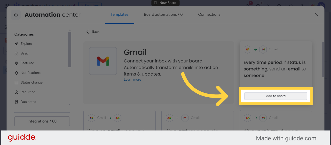 How to Integrate Gmail With your Monday.com Account - Guidde | Gallery