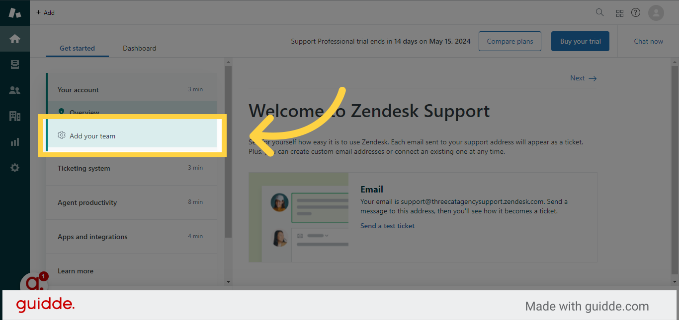 How to add team members effortlessly in Zendesk - Guidde | Gallery