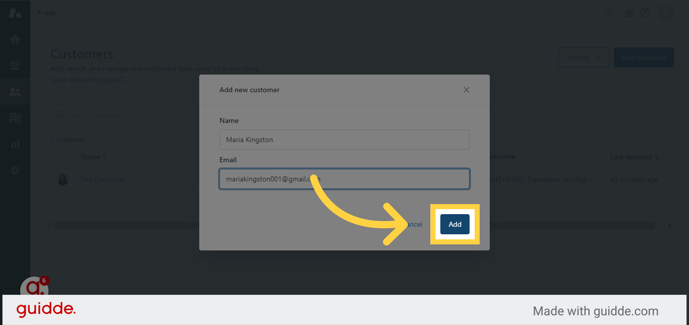 How to add a customer on your Zendesk account - Guidde | Gallery