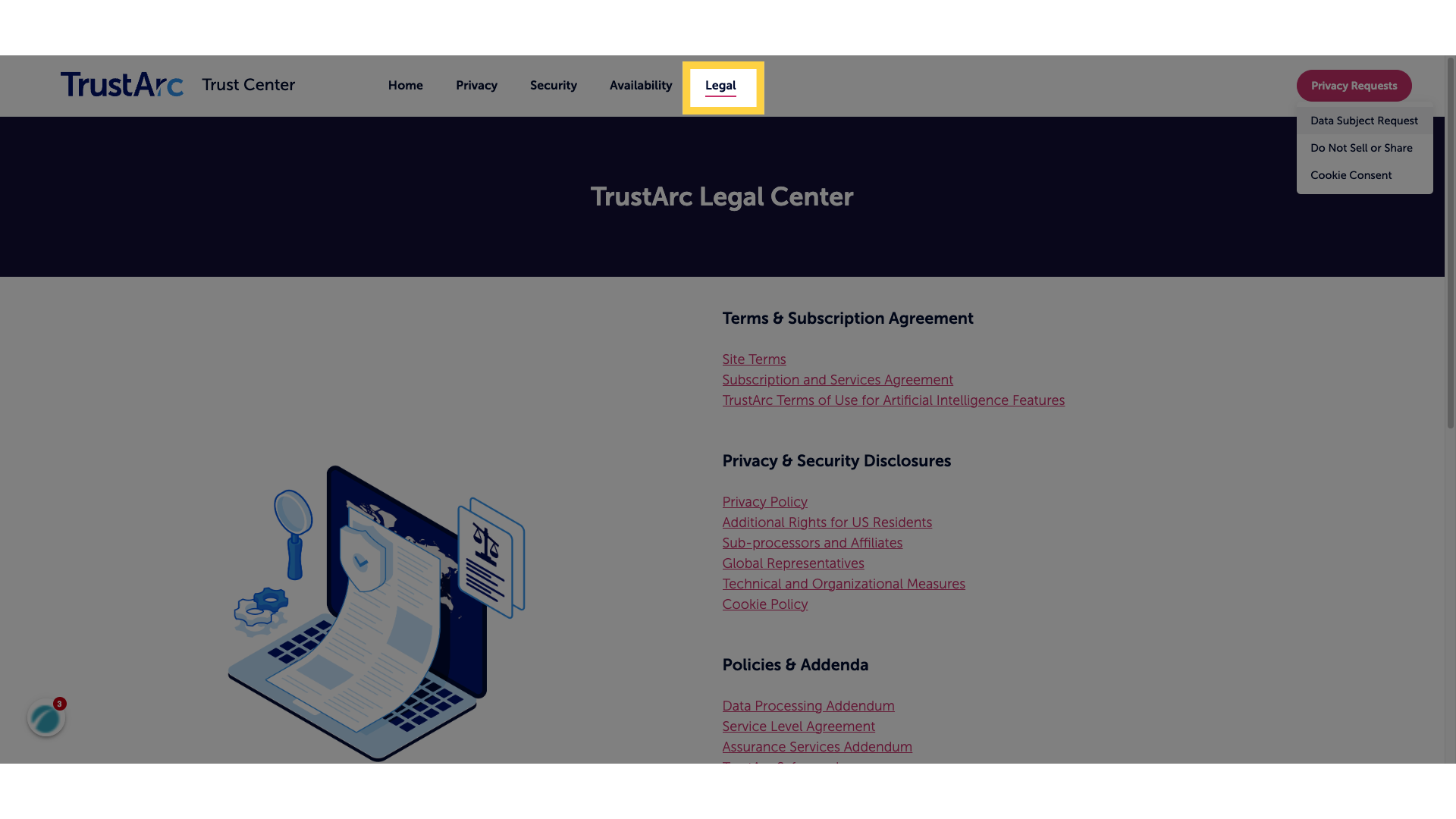 Getting Started with Trust Center – TrustArc Help Center