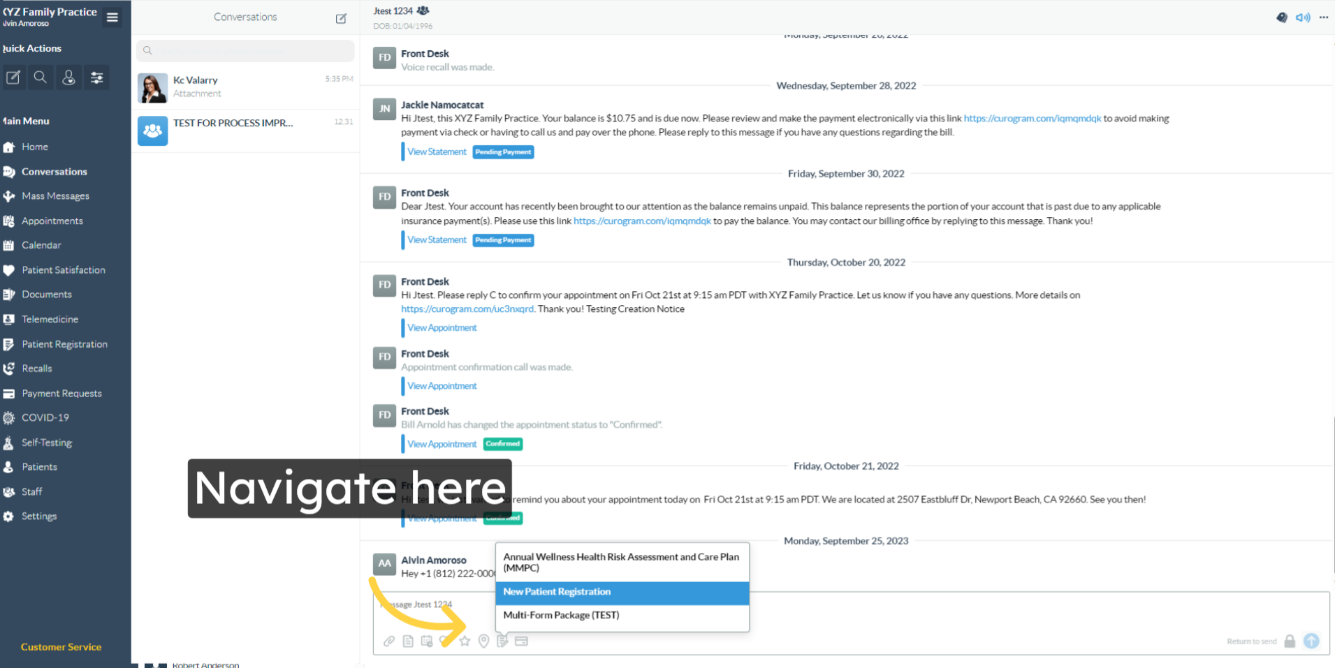 Manually Send a Form