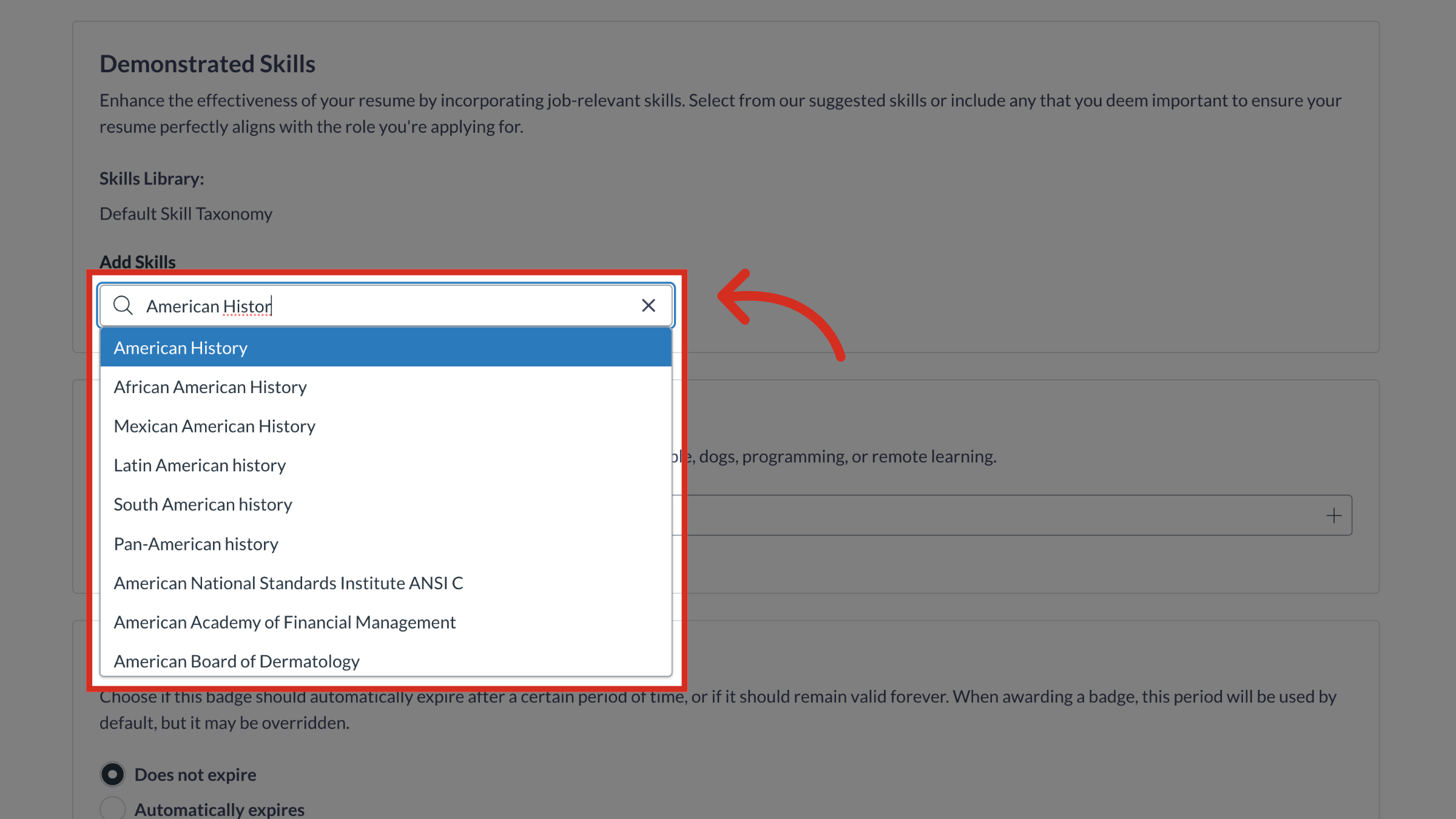 How do I add skills to a Canvas Credentials Badge? - Instructure Community - 628297