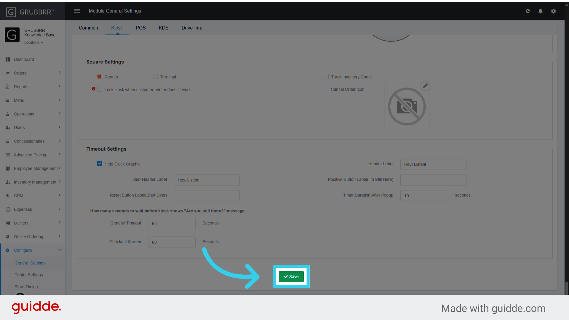How to Enable Loyalty Redemption on your Kiosks through the GRUBBRR Portal