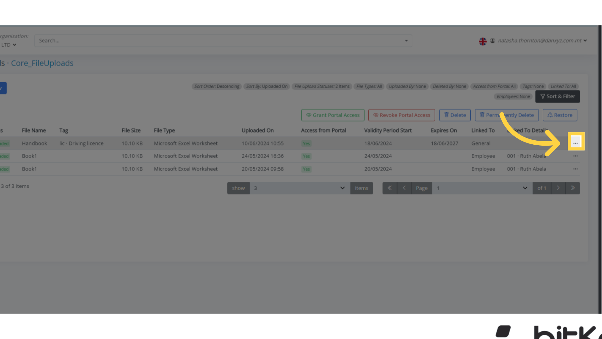 How do I view/update and download a file? - bitKode