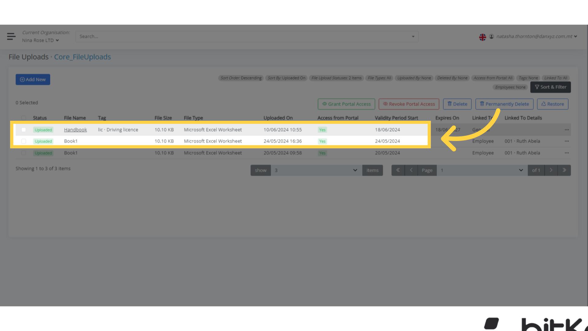 How do I view/update and download a file? - bitKode