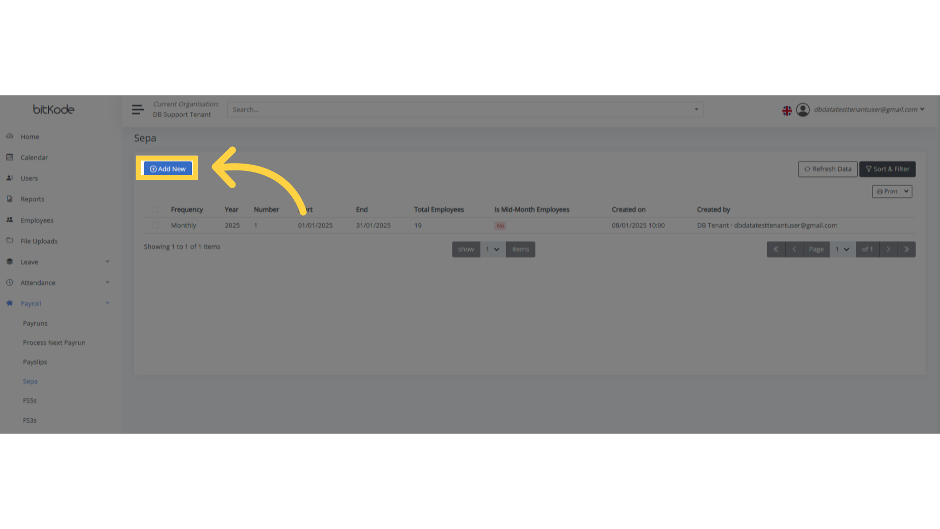 How do I generate the SEPA XML file? - bitKode