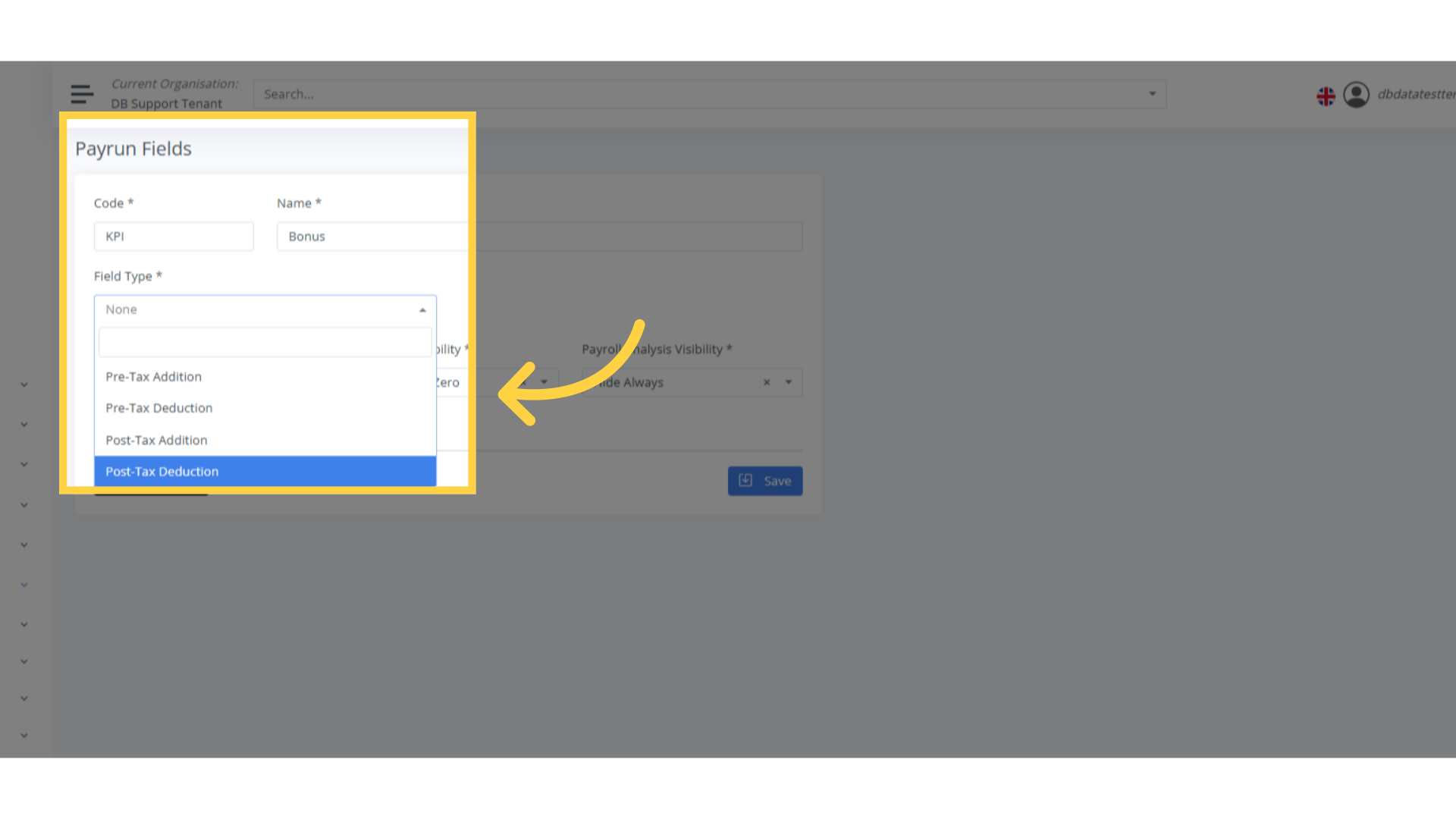 How do I add custom payroll fields to appear on generated payslips? - bitKode