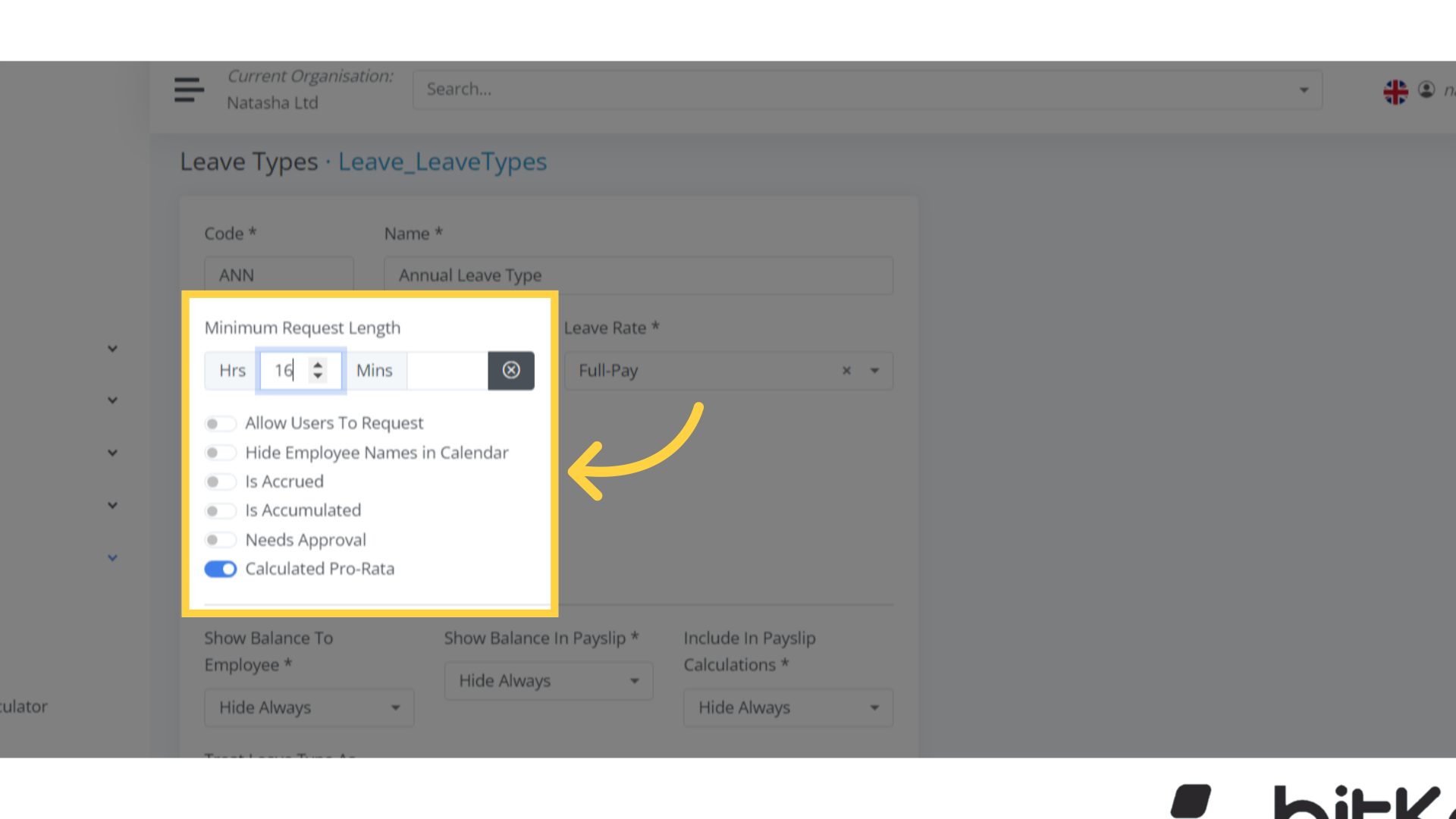 How do I set up basic leave settings and leave types? - bitKode