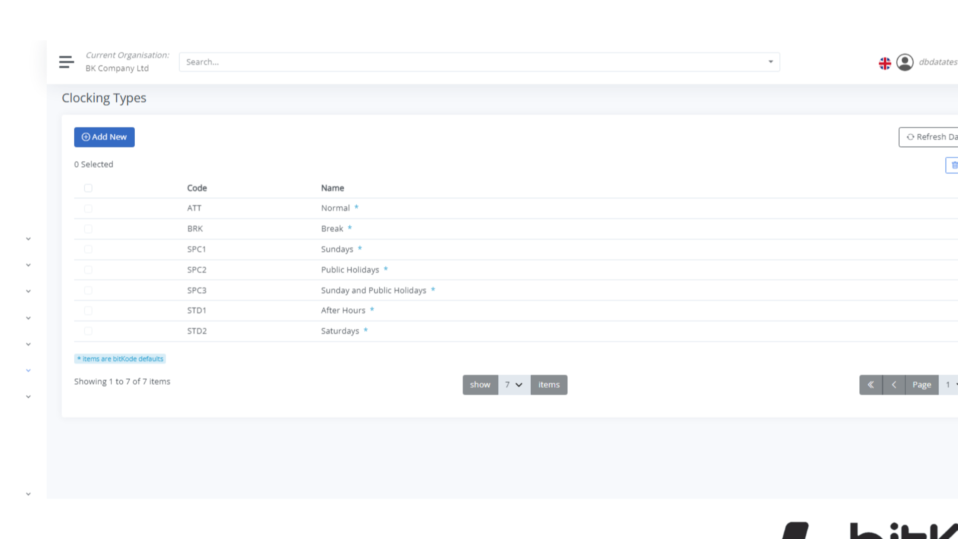 How do I create Clocking Types? - bitKode