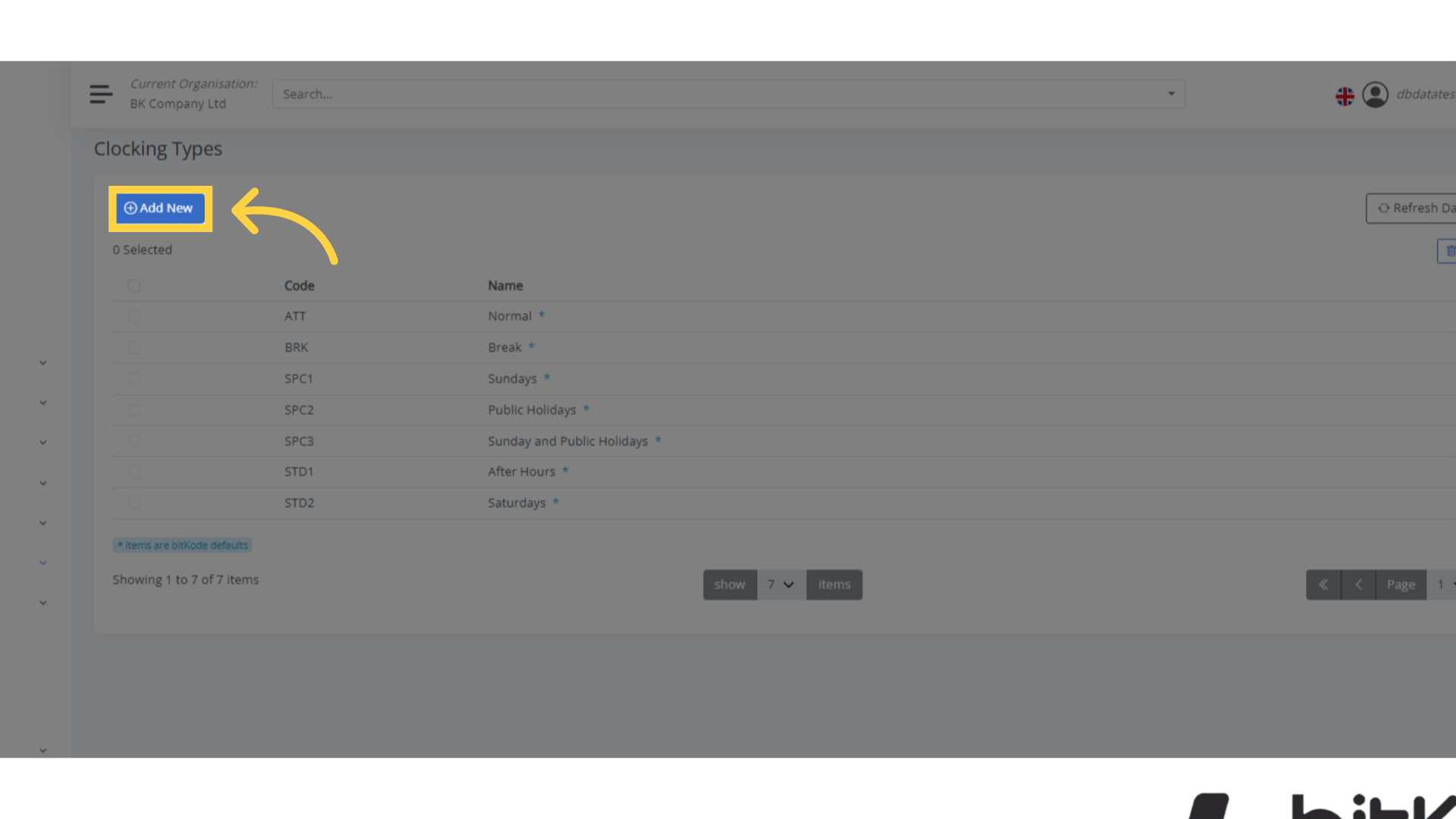How do I create Clocking Types? - bitKode How do I create Clocking Types? - bitKode