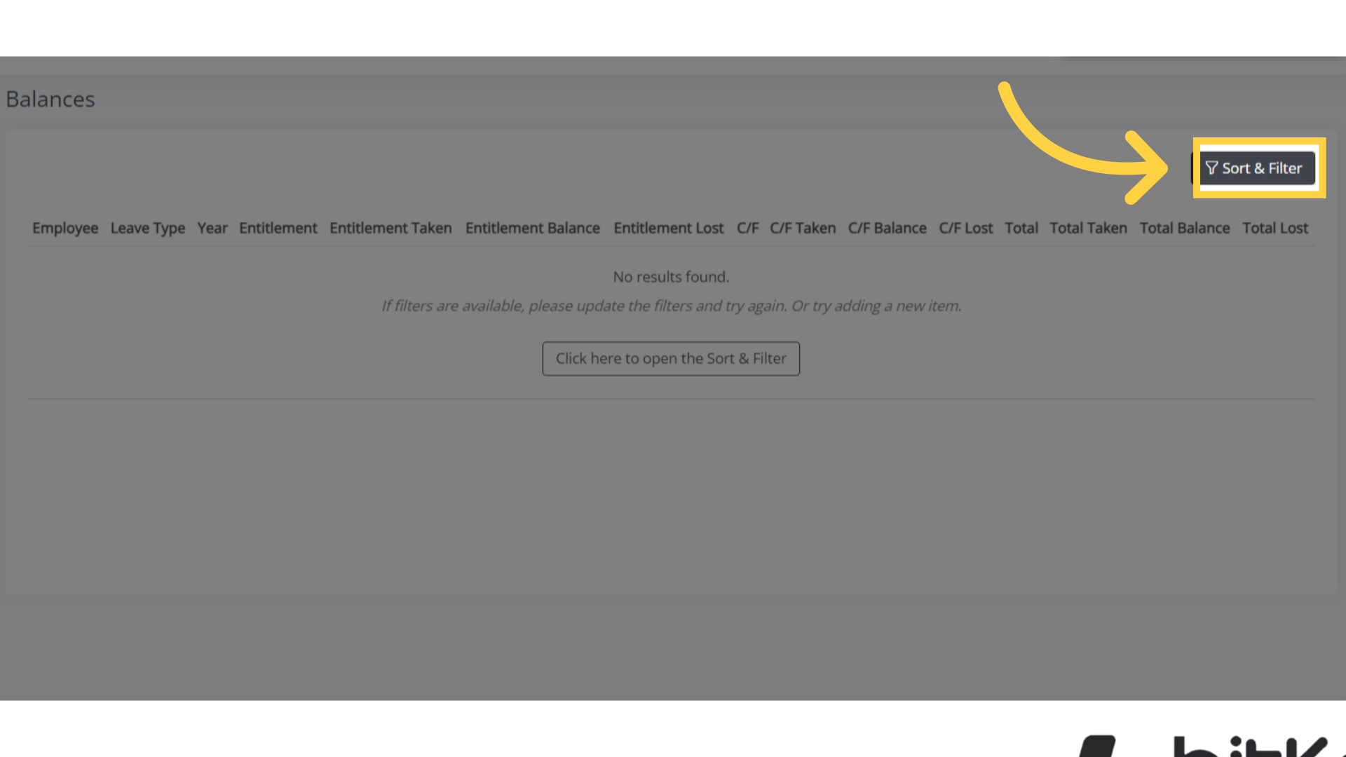 Leave Balance - bitKode