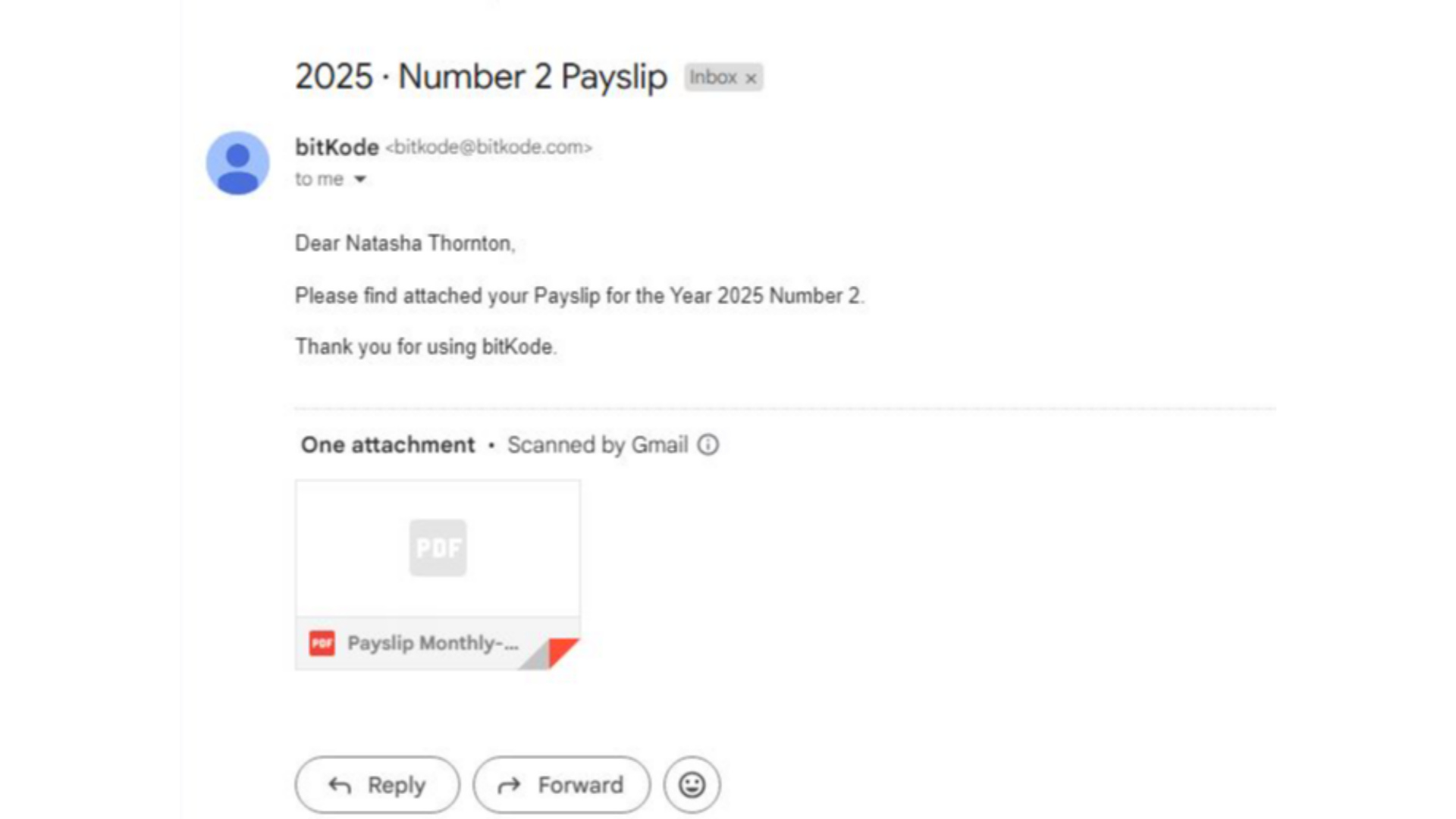How do I generate and send Payslips by email to my employees? - bitKode