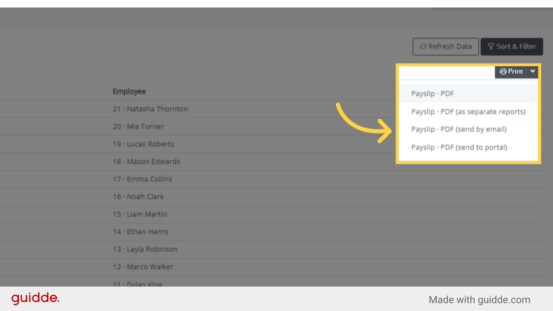 How do I generate and send Payslips by email to my employees? - bitKode