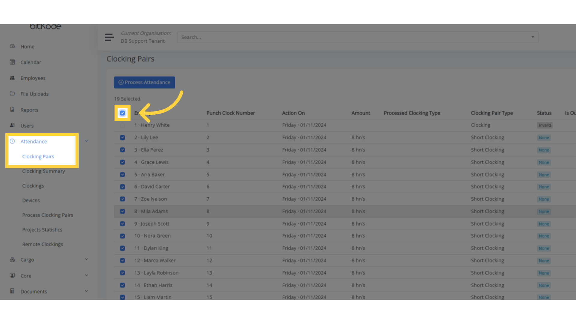 How do I Approve/Reject Attendance transactions? - bitKode