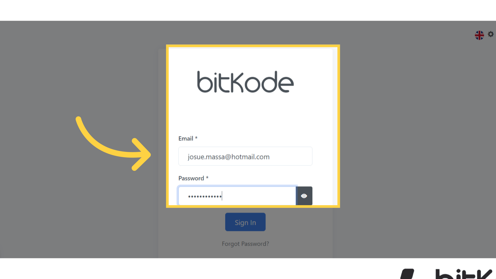 How do I, as a user in bitKode setup my 2FA? - bitKode