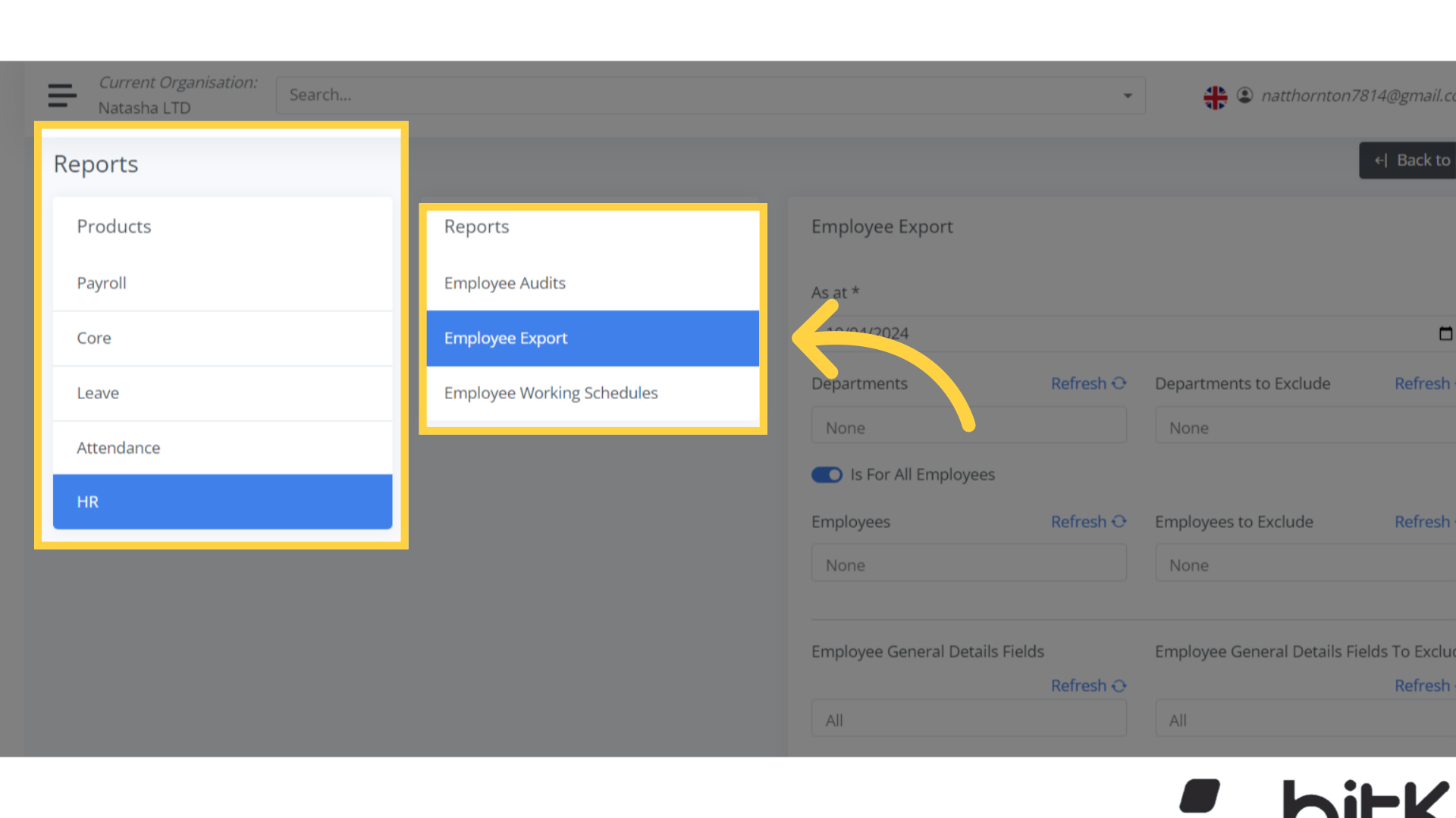 How do I generate a report? - bitKode