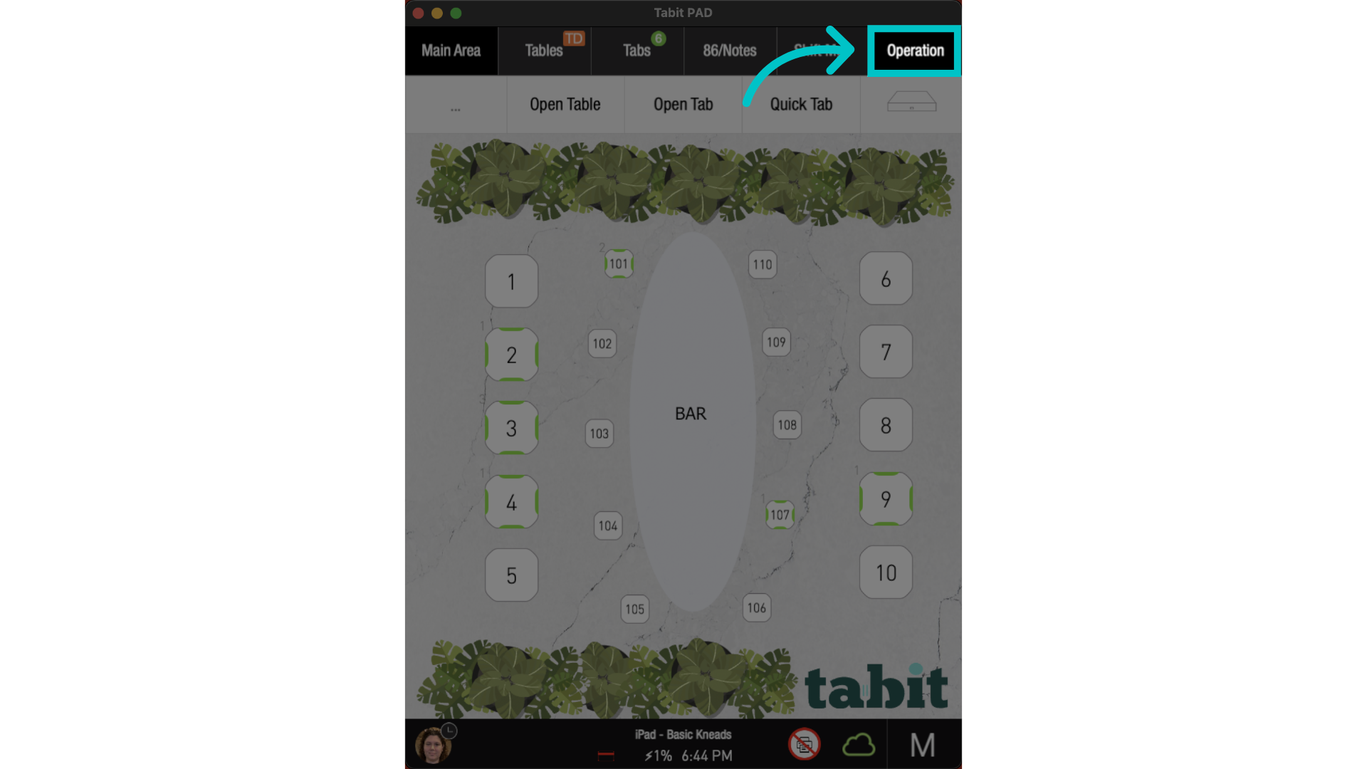 Training Mode on PAD – Tabit Help Center