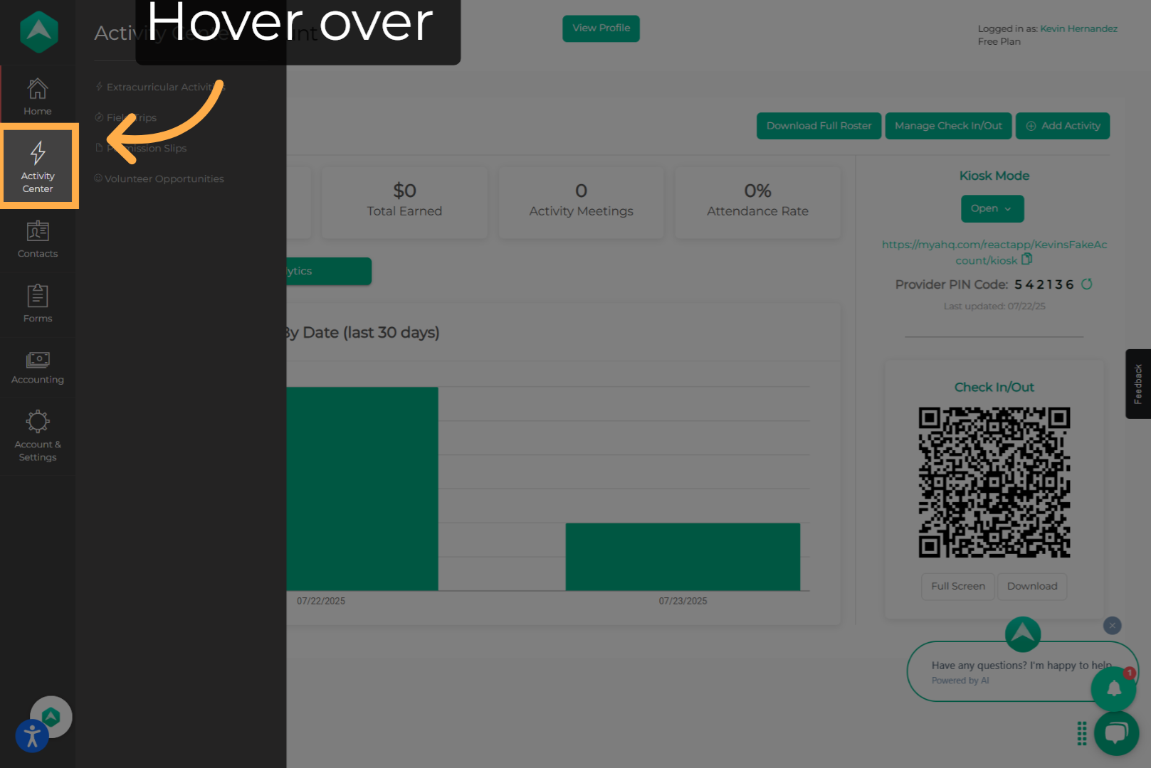 How to Enable Check-In and Check-Out
