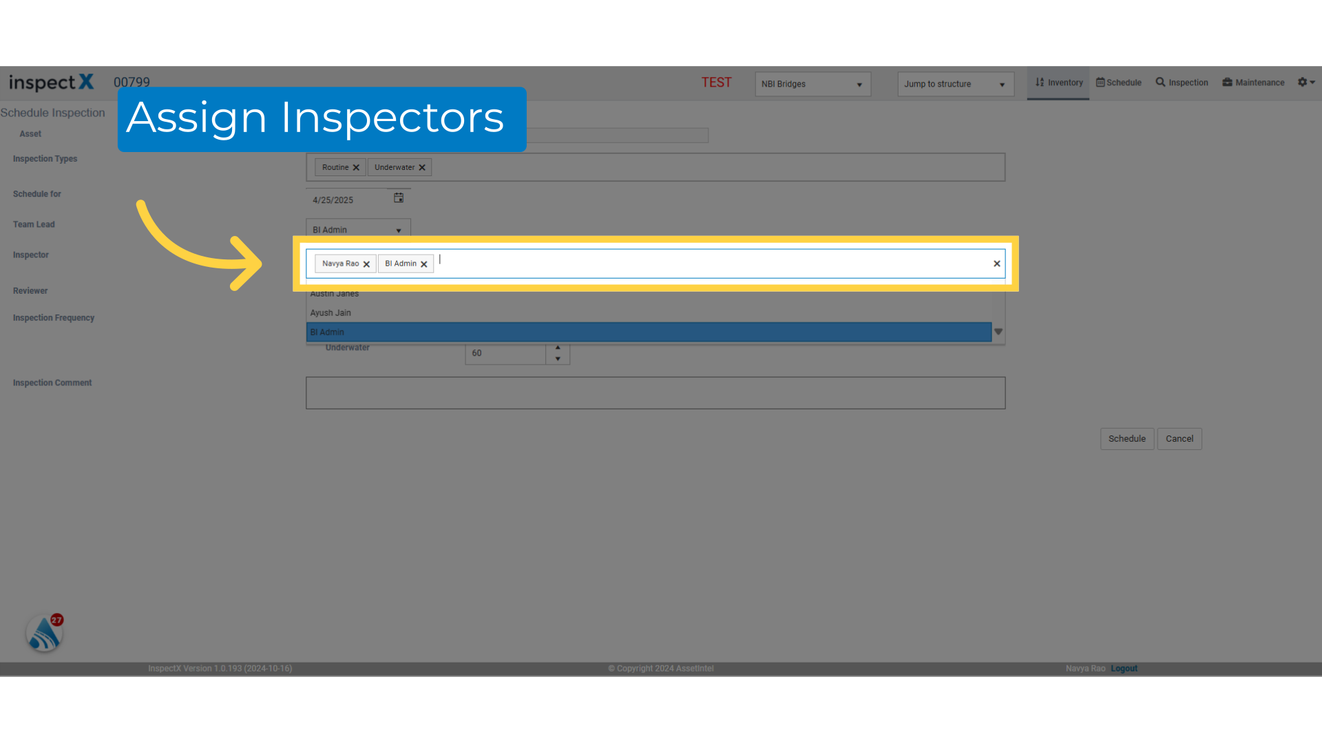 How to Schedule an Inspection – inspectX