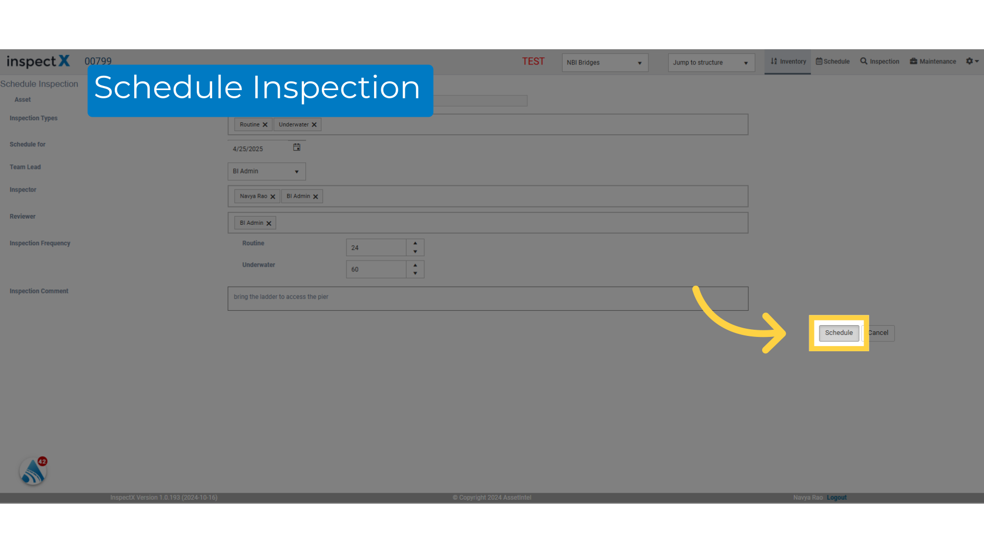 How to Schedule an Inspection – inspectX