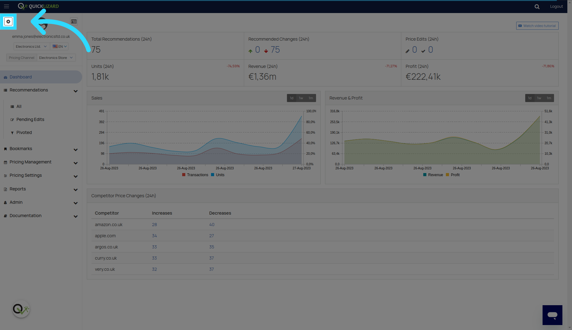 How To - Create a new Parameter Sheet – Quicklizard