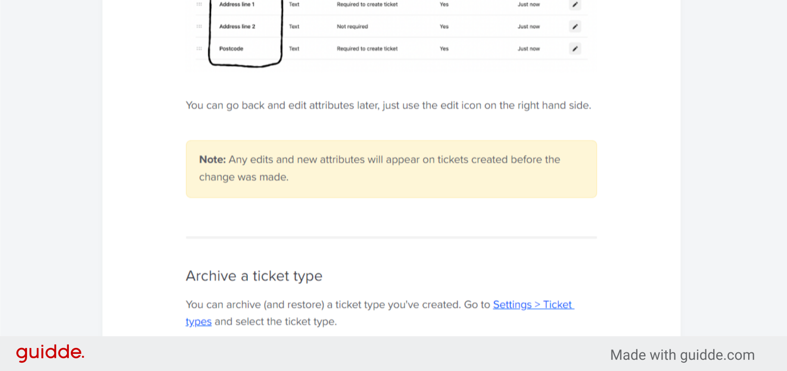 How to create custom ticket types on Intercom - Guidde | Gallery