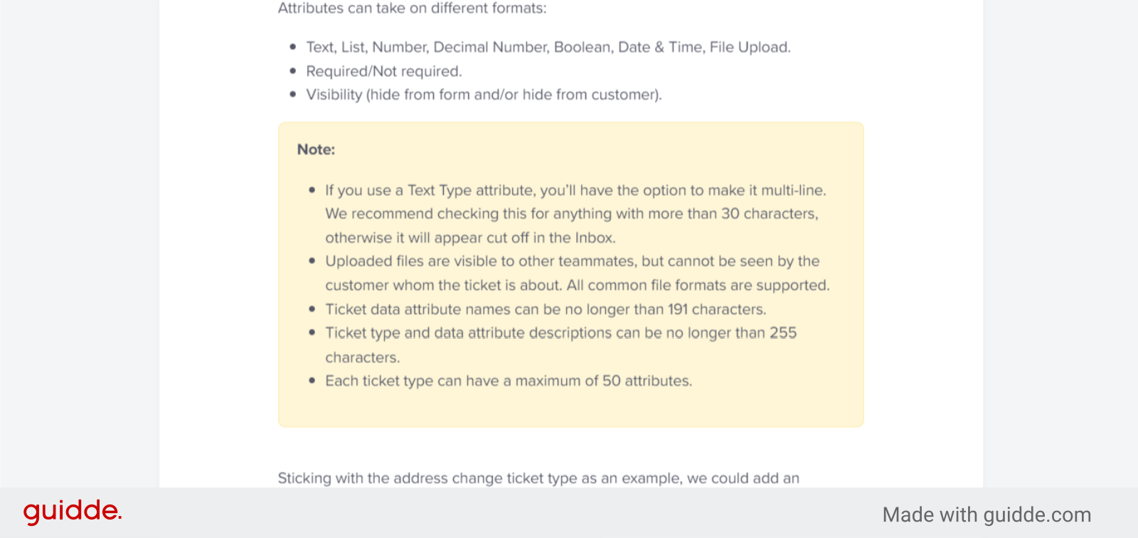 How to create custom ticket types on Intercom - Guidde | Gallery