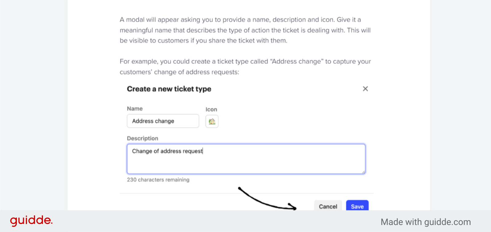How to create custom ticket types on Intercom - Guidde | Gallery