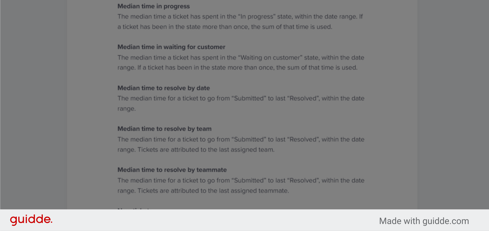 How to run a report on tickets, on Intercom - Guidde | Gallery
