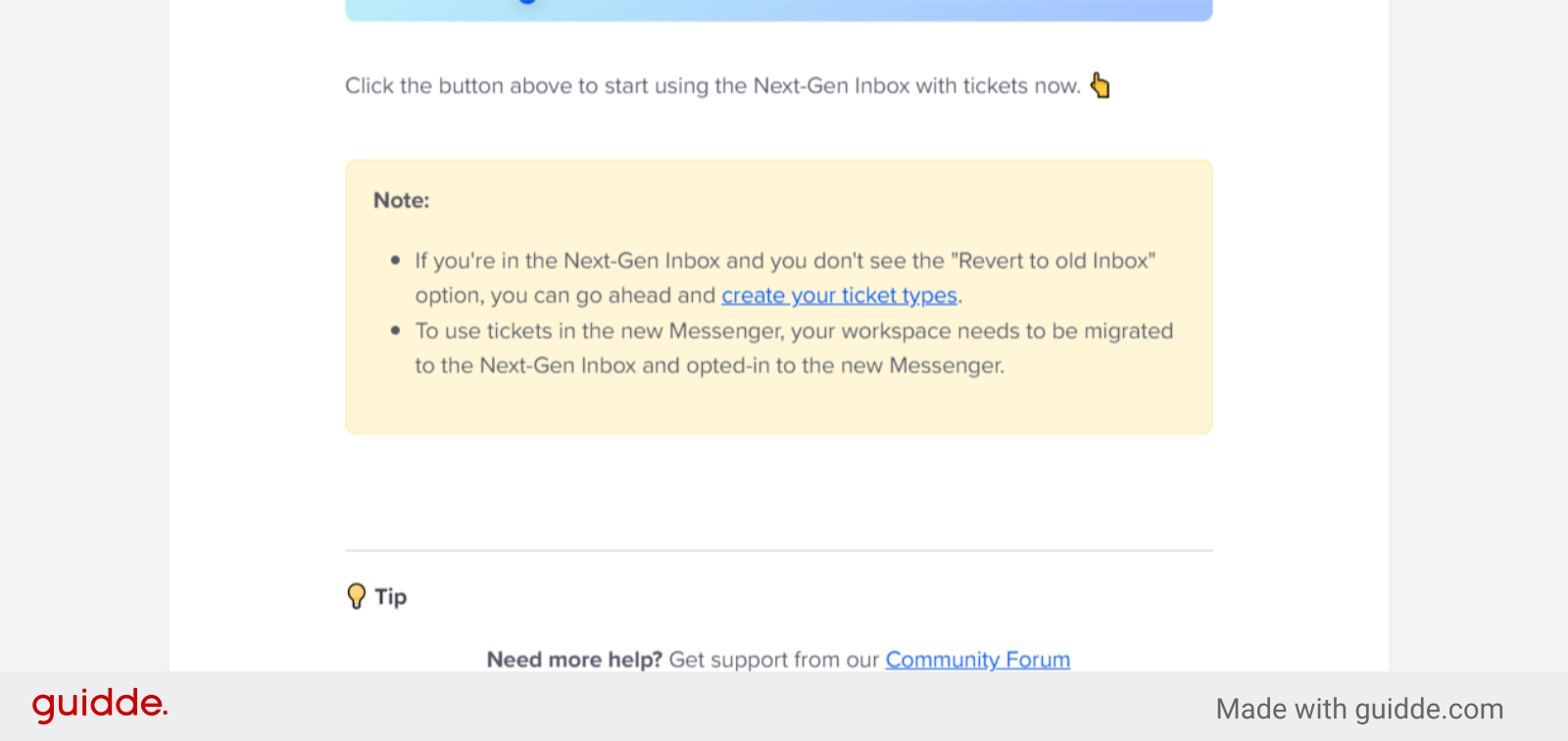 How to access tickets on intercom - Guidde | Gallery