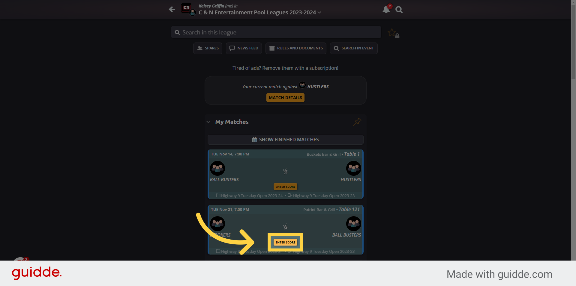How to scorekeep on the CompuSport App for leagues and tournaments ...