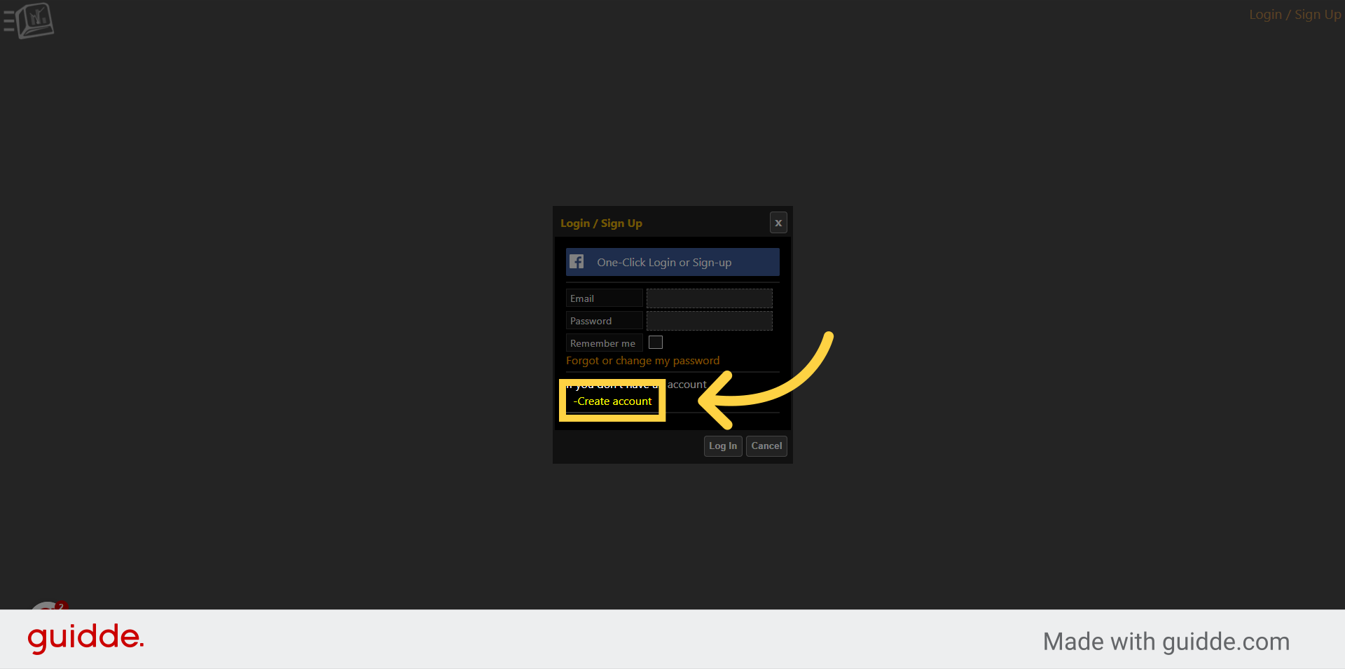 How to create a CompuSport account for manager app : CompuSport