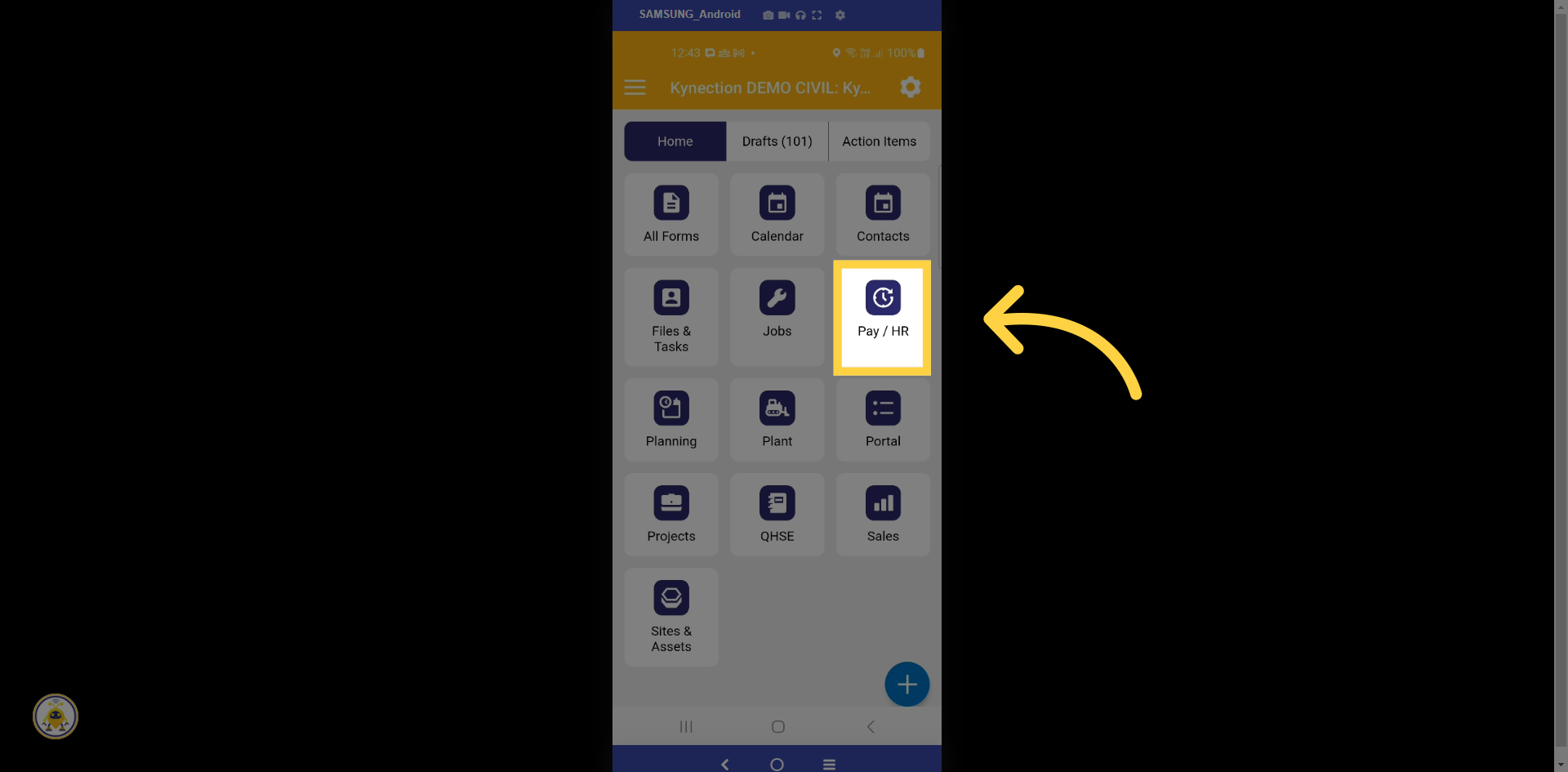 Timesheet Submission Mobile – Kynection