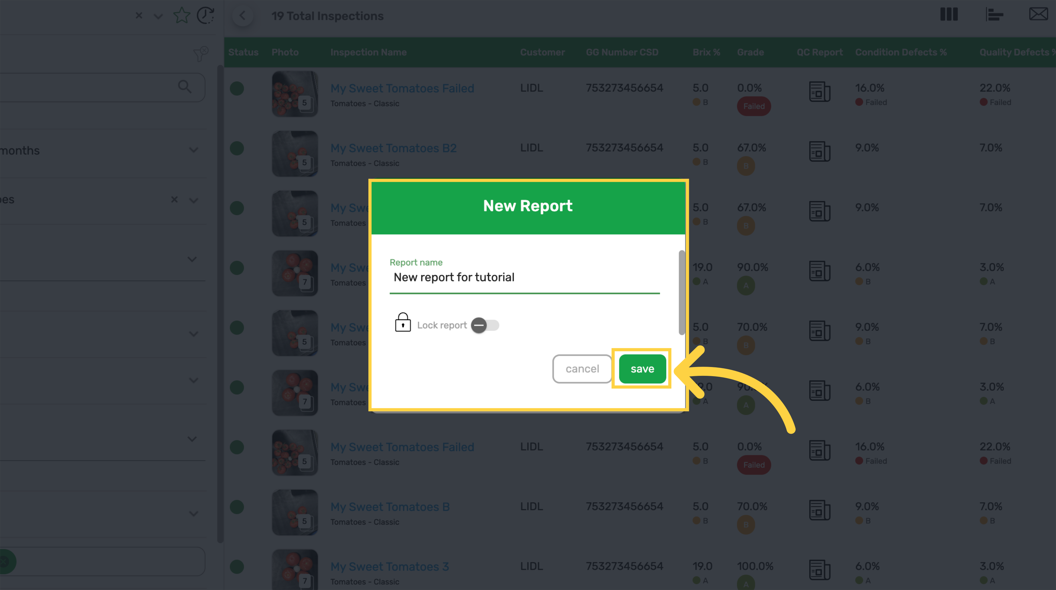 Build a new report – Clarifresh Help Center