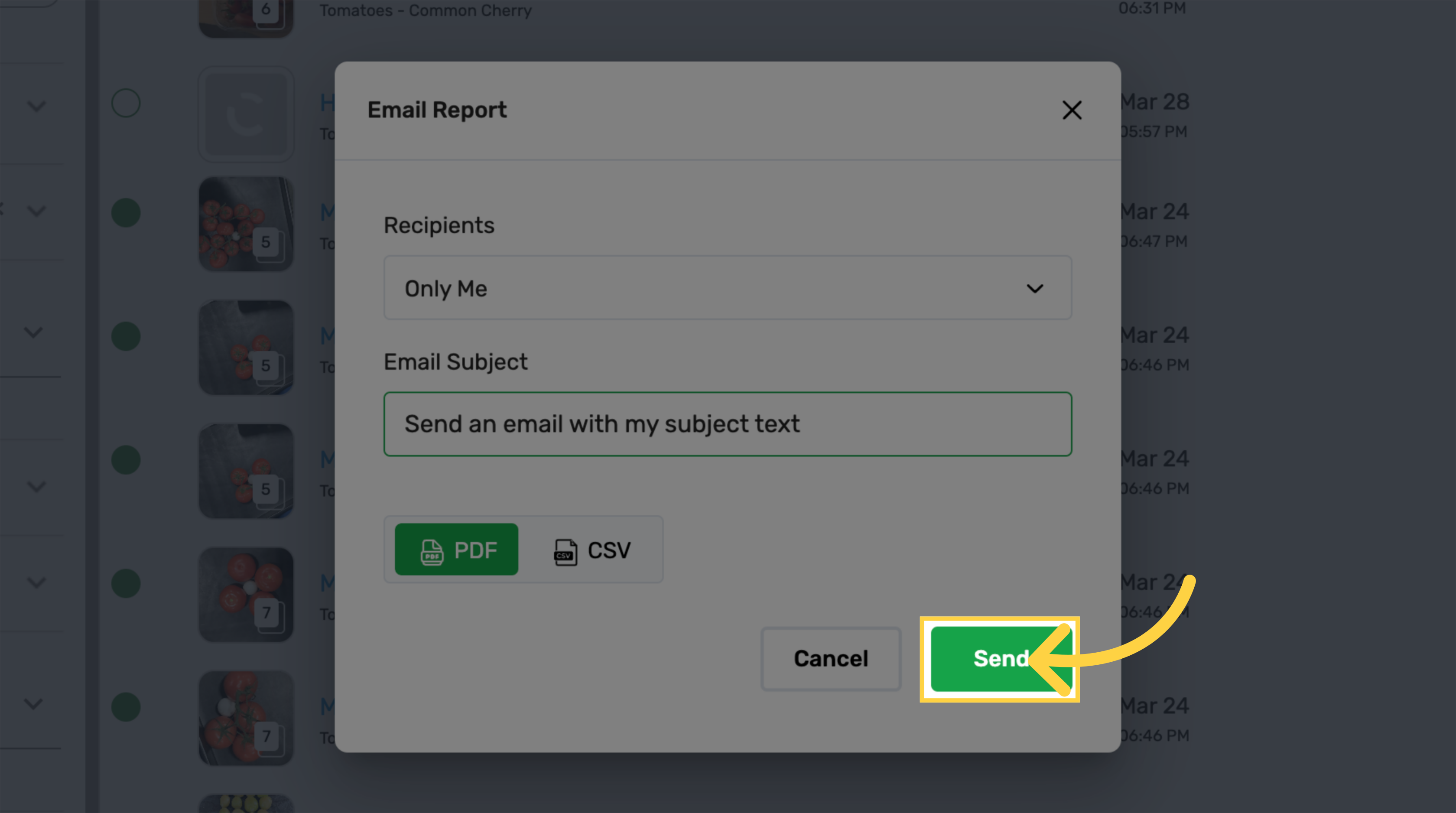Edit Email subject of the summary report – Clarifresh Help Center