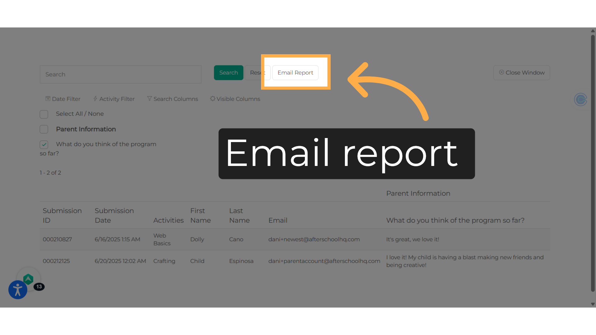 How to Publish a Survey and View Submissions