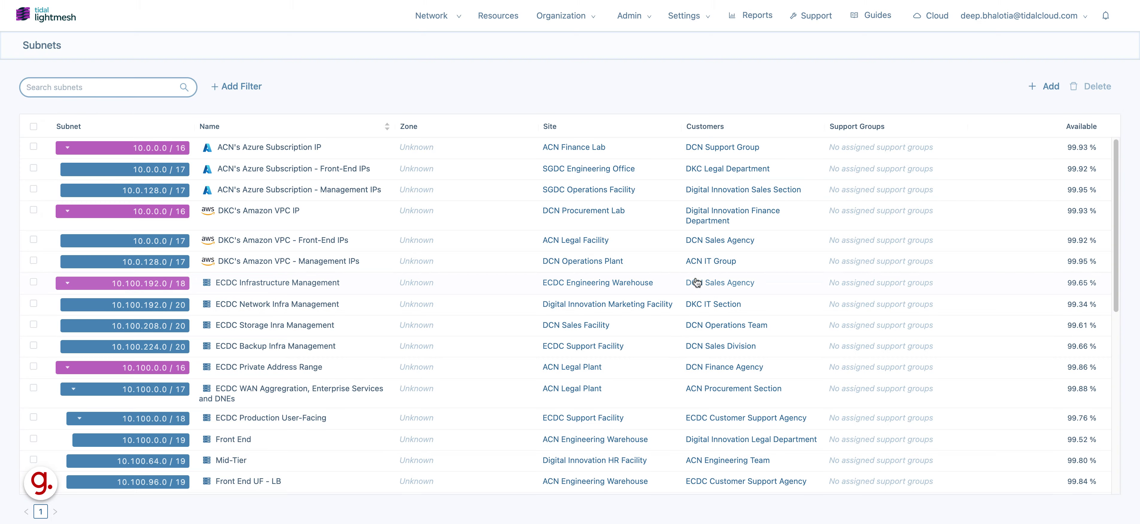 Importing Zones | Tidal LightMesh User Guides