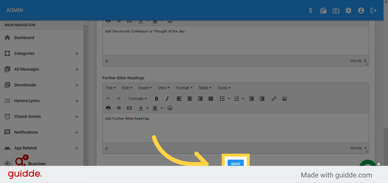 Compose a Devotional - TheFaithApp Docs