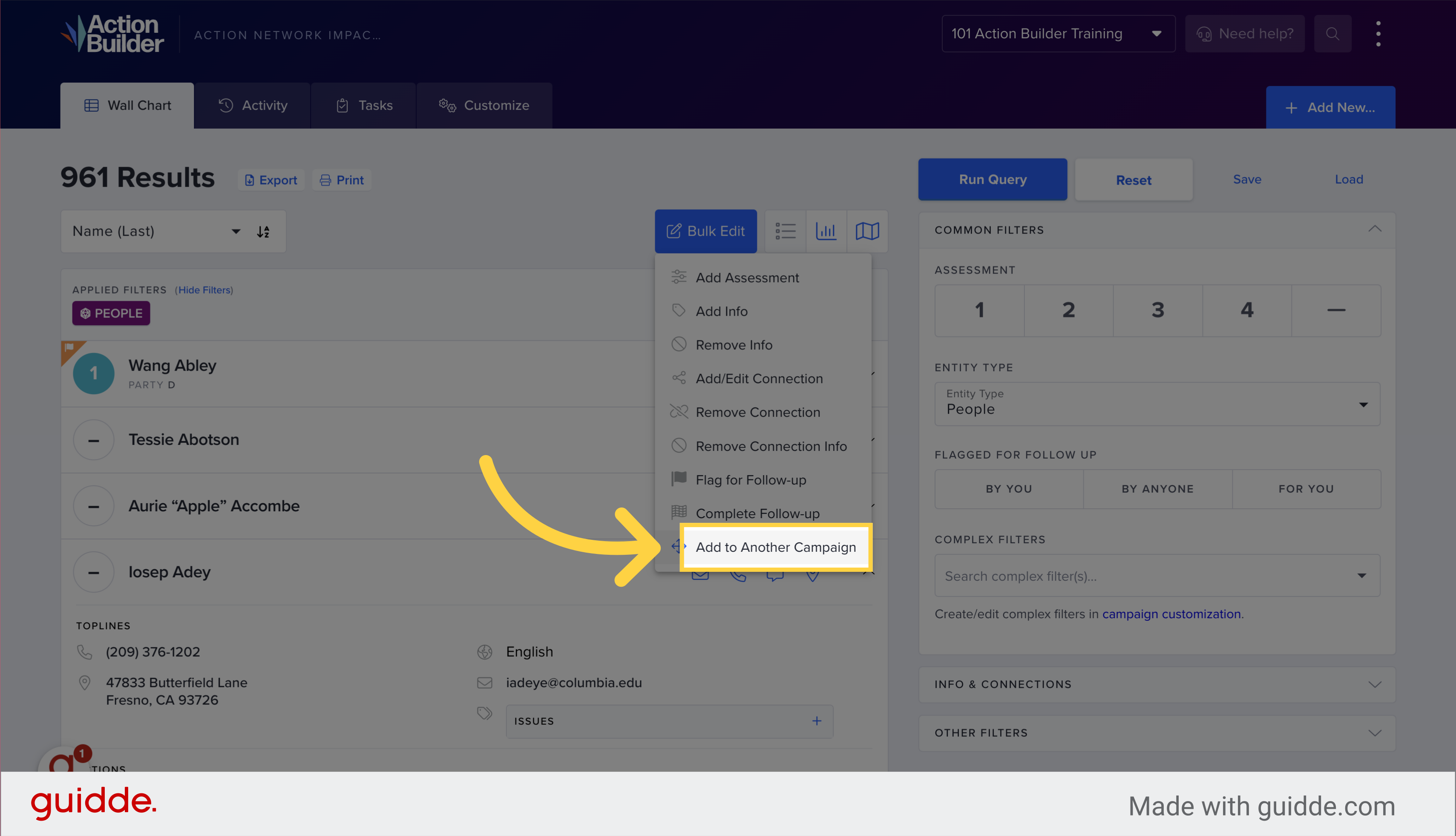 How to Add Entities to Another Action Builder Campaign – Action Builder