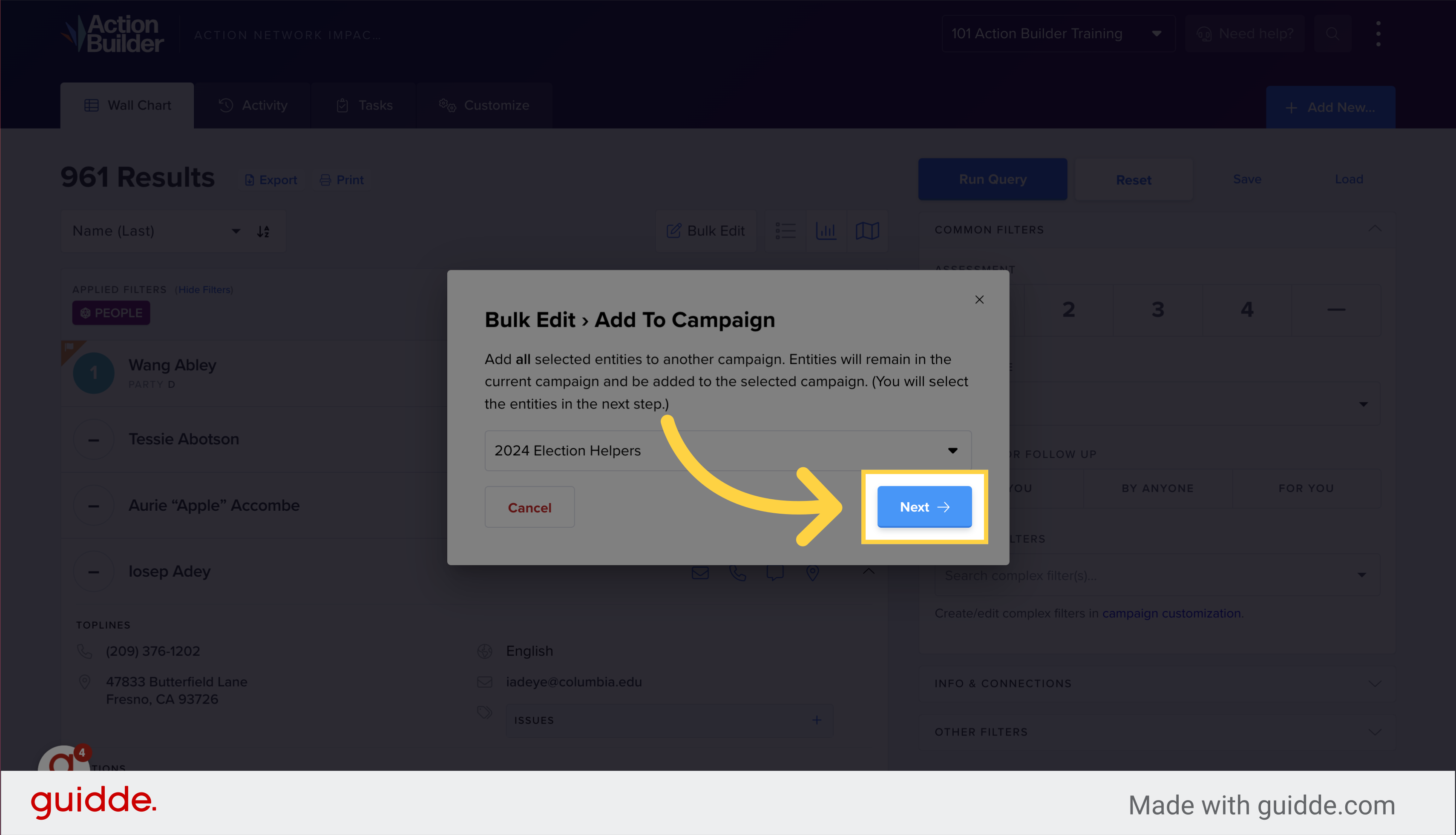 How to Add Entities to Another Action Builder Campaign – Action Builder