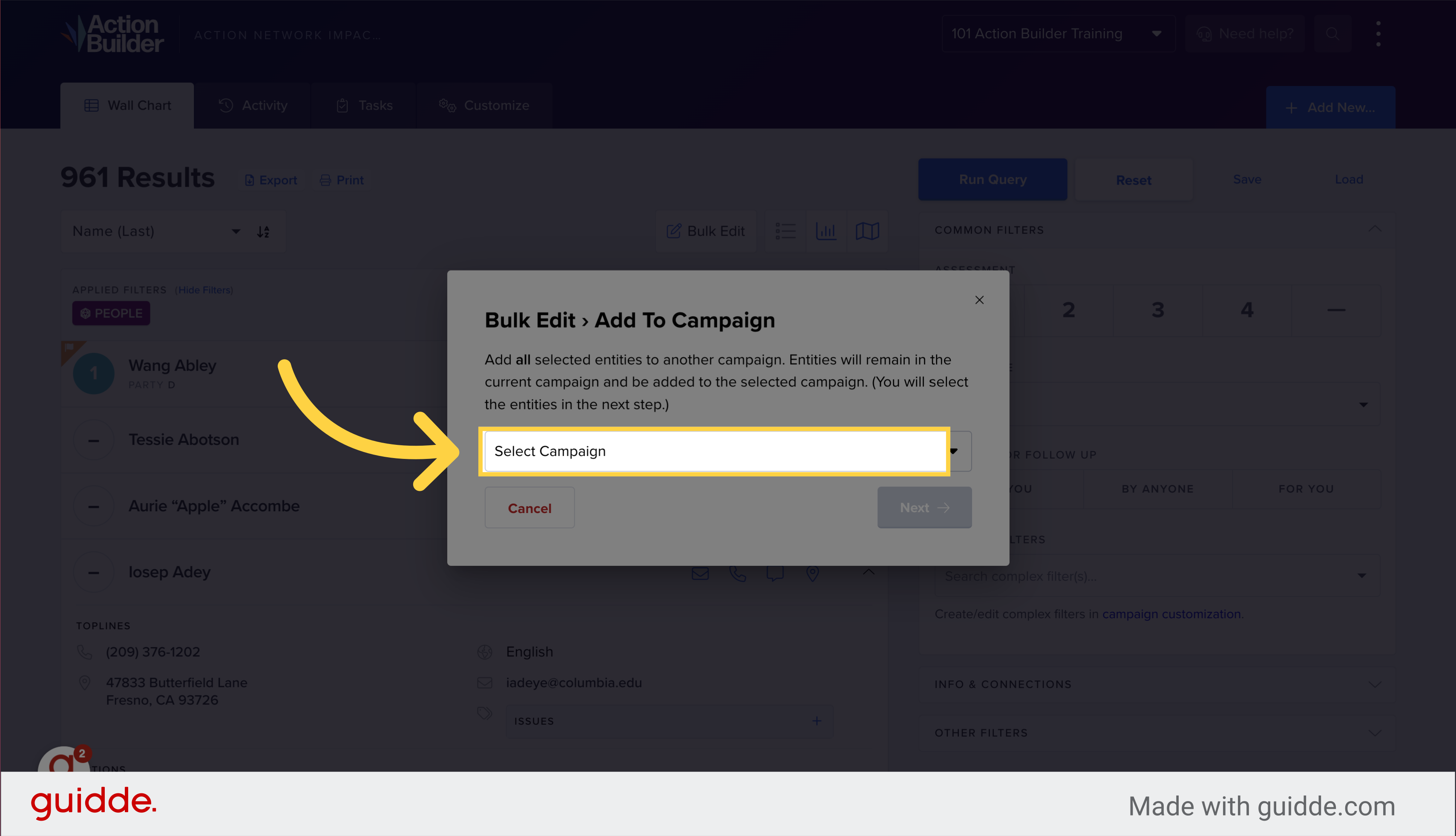 How to Add Entities to Another Action Builder Campaign – Action Builder