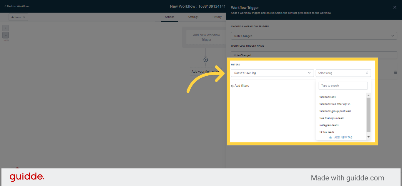 How to Set Note Changed Triggers | Maven HQ
