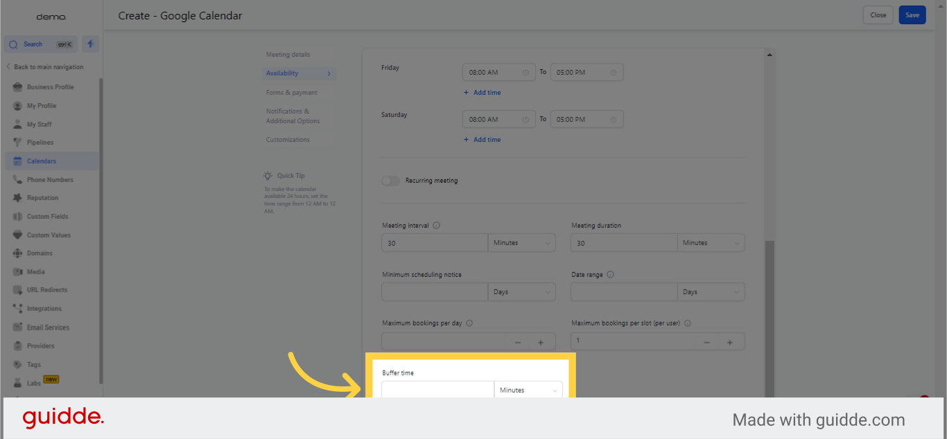 Round Robin Booking Calendar | Maven HQ