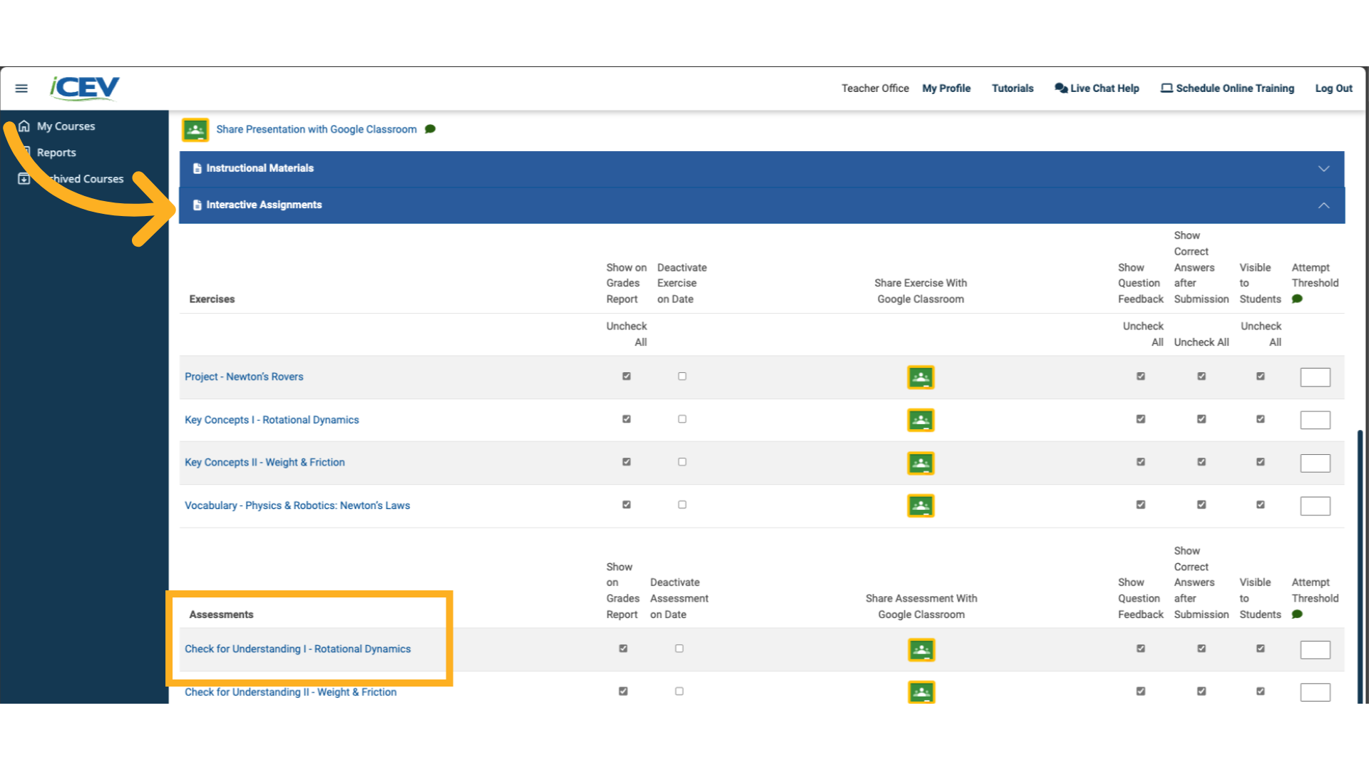 Translating Interactive Assignments
