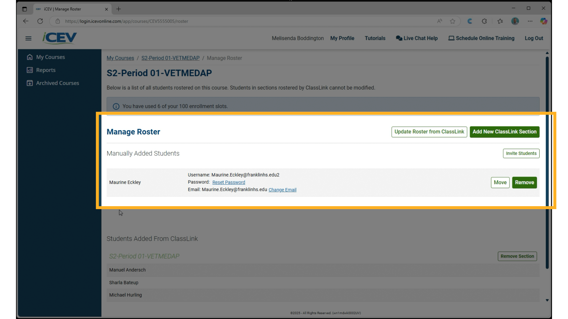 Clever/ClassLink Teacher: Manage Roster with Automated and Manual Students