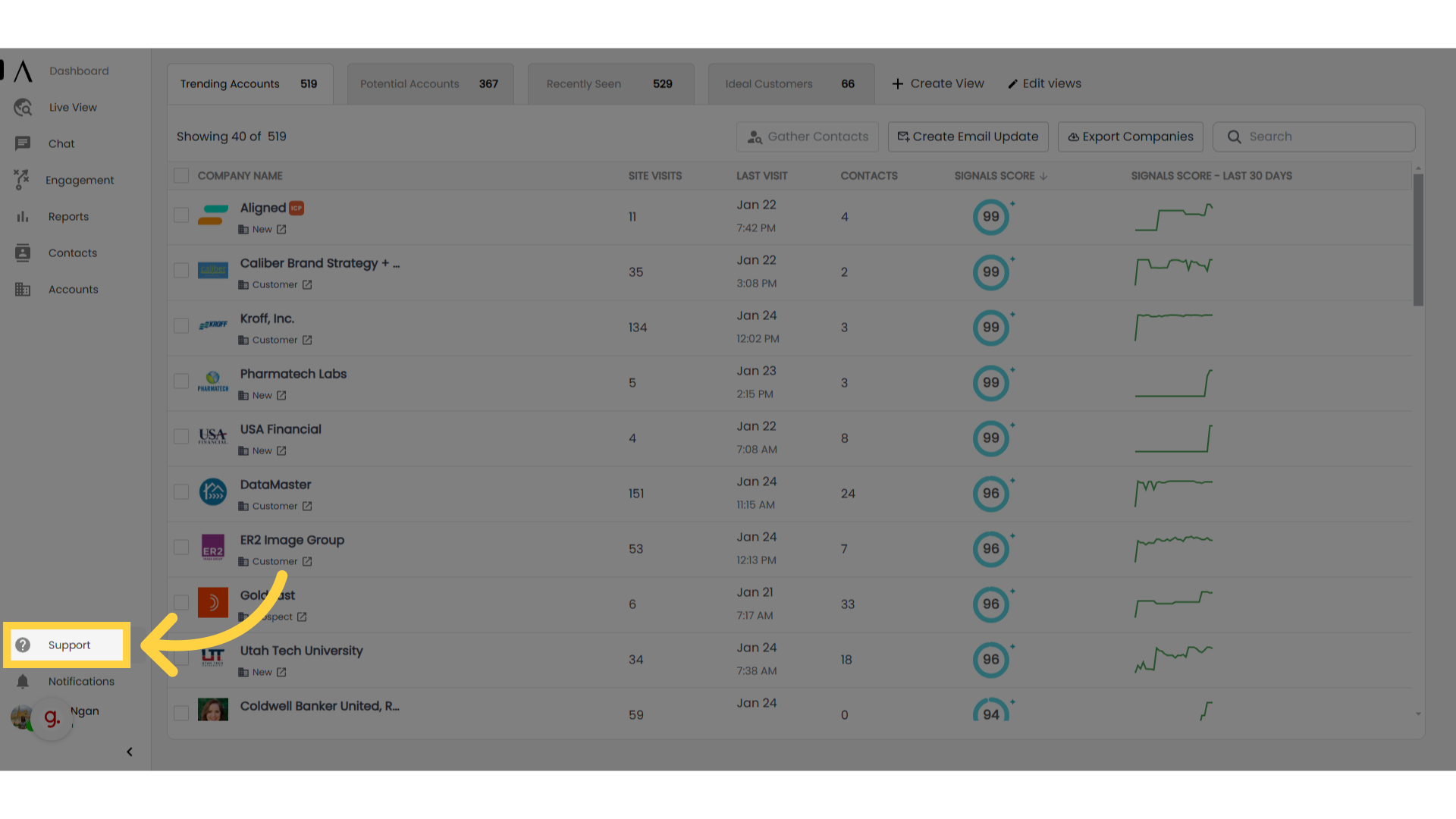 Contacting Support, Submitting Feature Requests and Reporting Bugs - Signals Help Docs