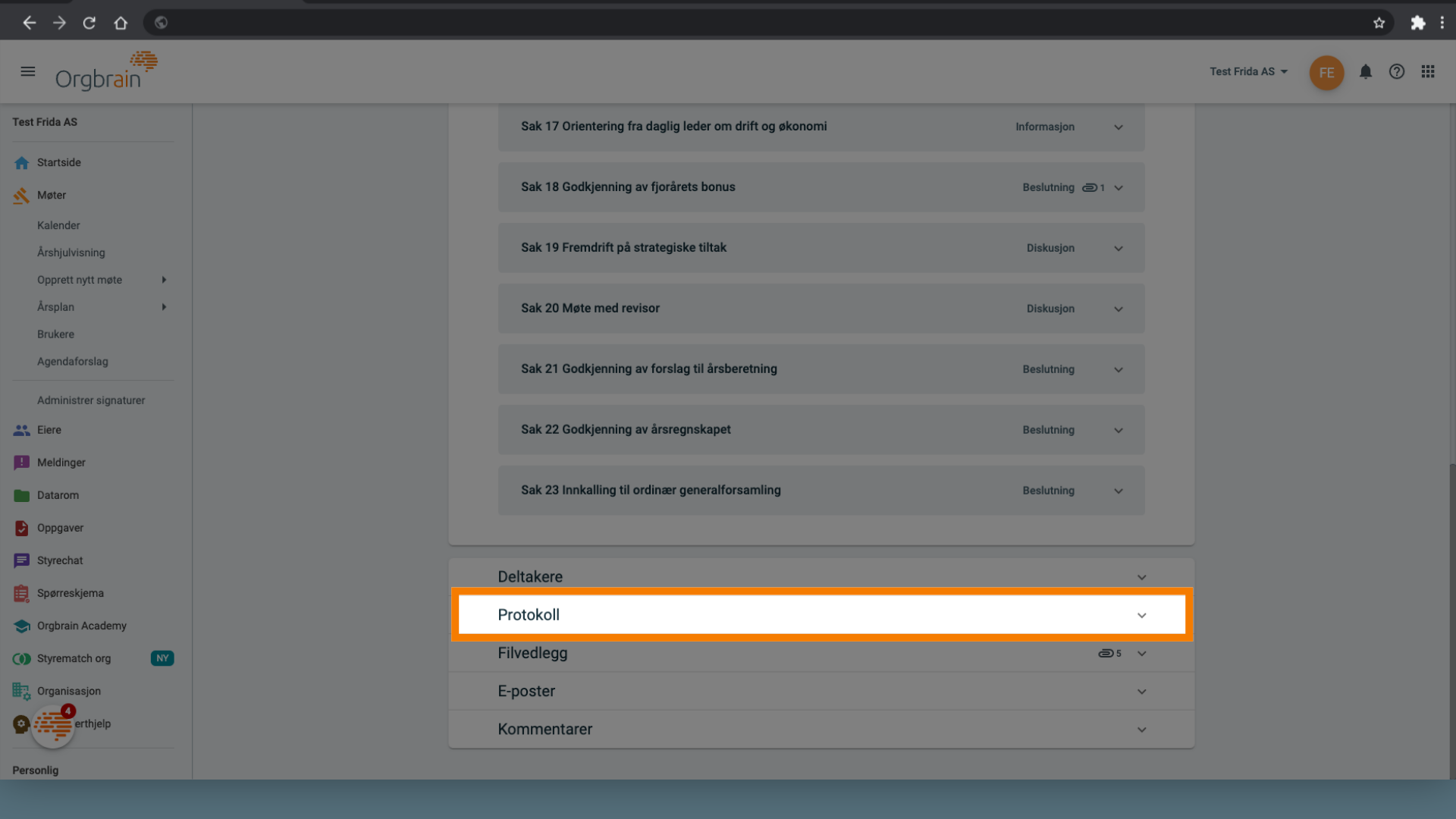 Rediger protokoll-PDF