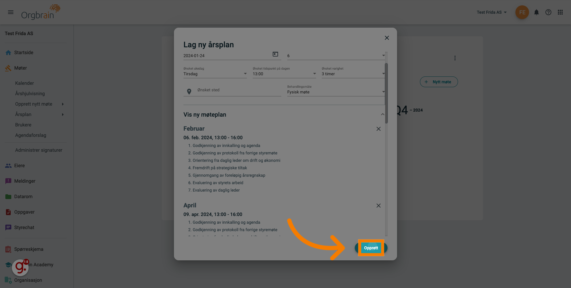 Hvordan opprette årsplan