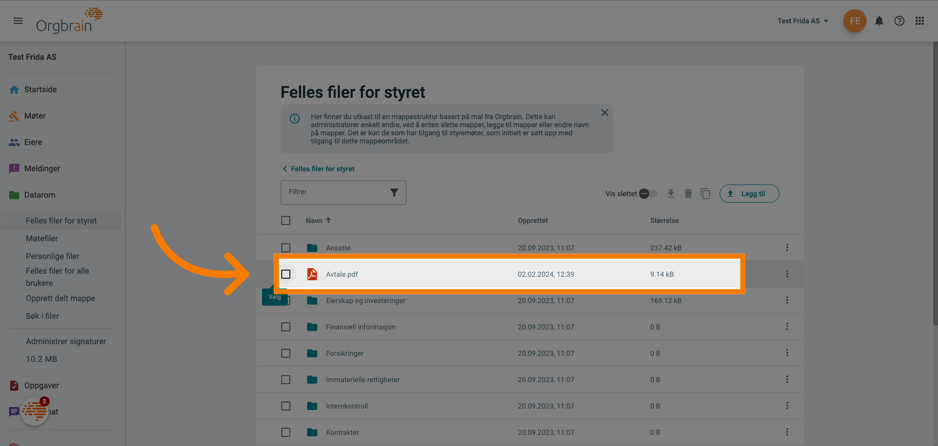 Kopiere filer og mapper