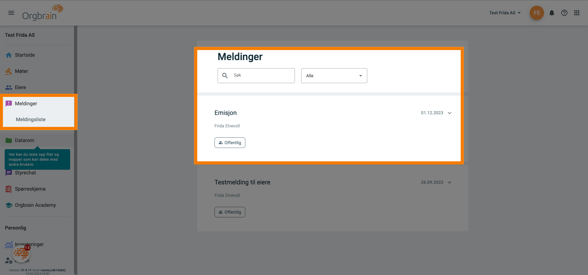 Observatør - opprette bruker og brukertilgang